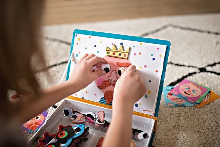 Magnetibook CHŁOPIEC śmieszne buzie Janod Baby Zebra - dla Ciebie i ...